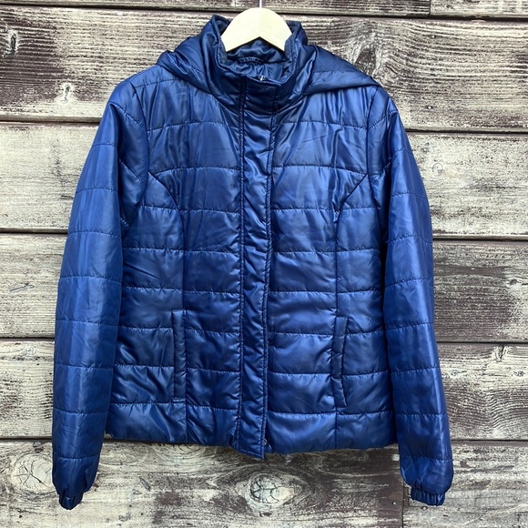 Sinsay | Jackets & Coats | Si Sinsay Puffy Jacket Navy Blue | Poshmark
